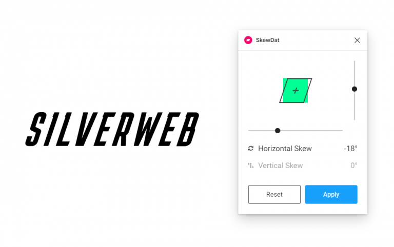 Как наклонить текст в Figma - SILVERWEB