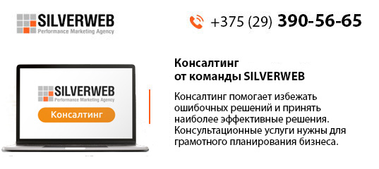 Консалтинг от компании SILVERWEB ᐉ Консультации по рекламе и сайту